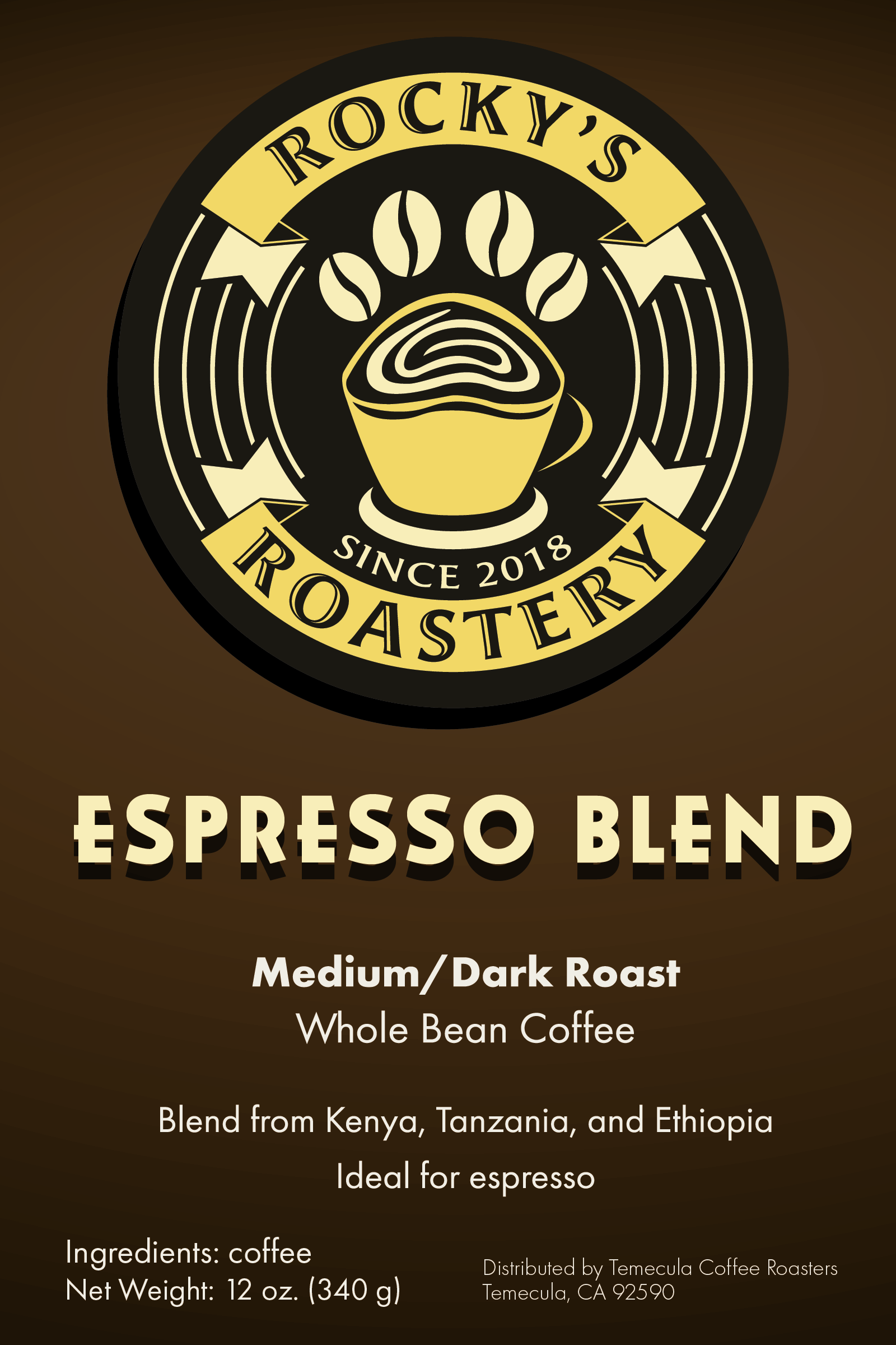 Espresso Blend – Rocky's Roastery
